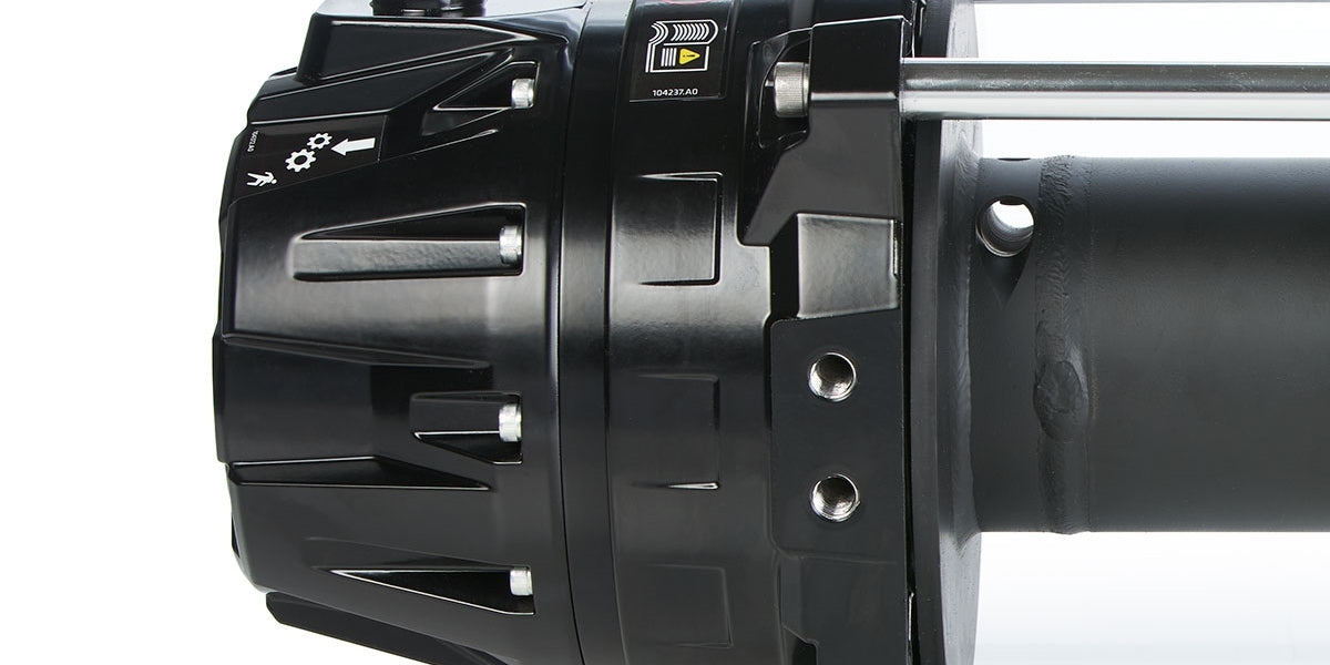 WARN 109347 G2 Series 12 Industrial Winch, Hydraulic, CCW, 8" Drum ...