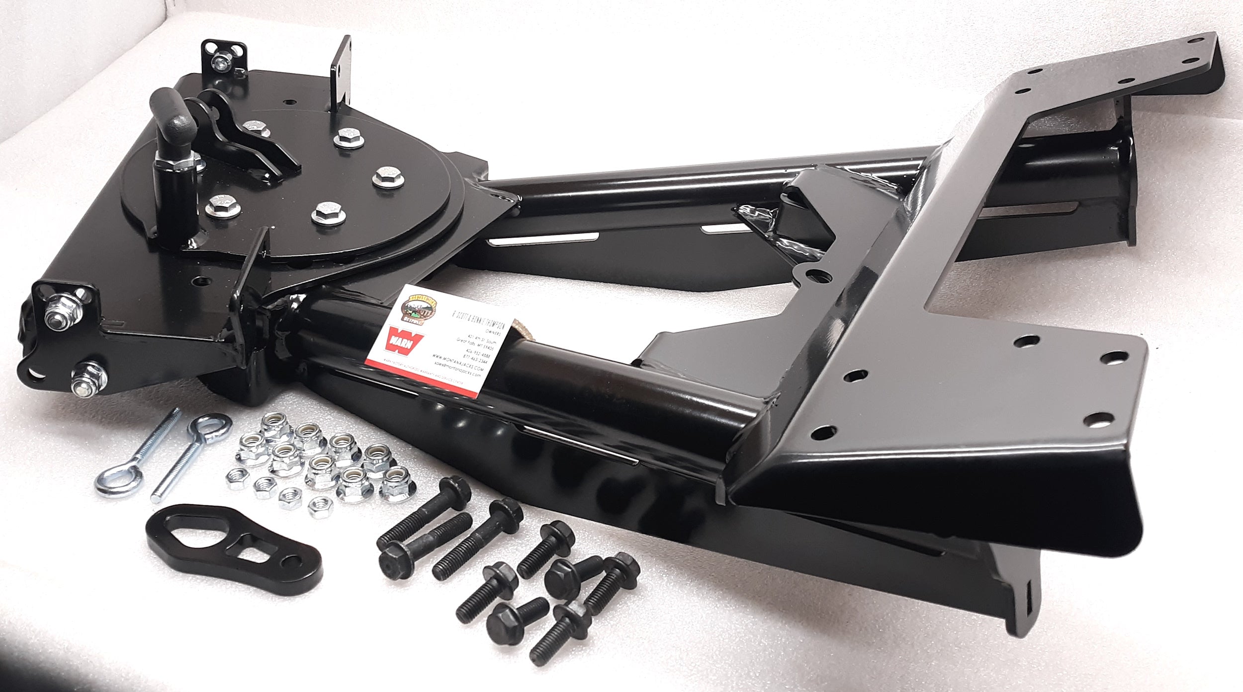 WARN 103760 ProVantage II UTV Push Tube/Plow Base Assy — Montana Jacks ...