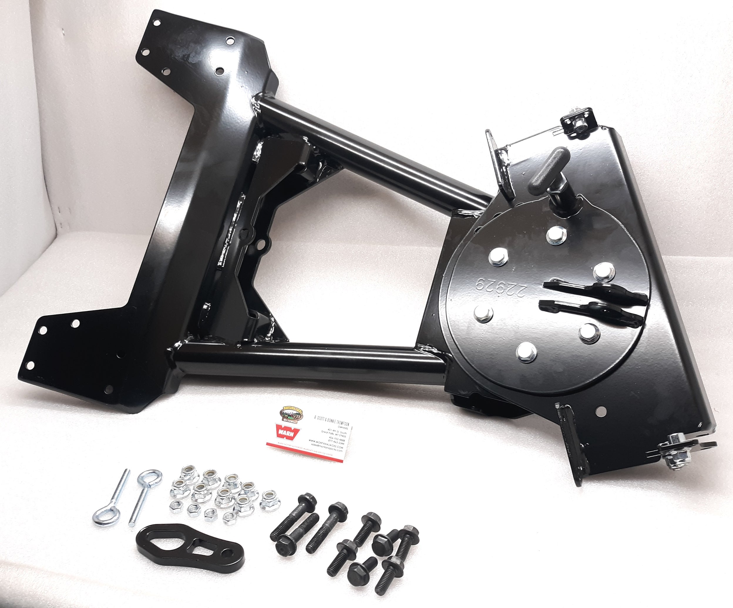 WARN 103760 ProVantage II UTV Push Tube/Plow Base Assy — Montana Jacks ...