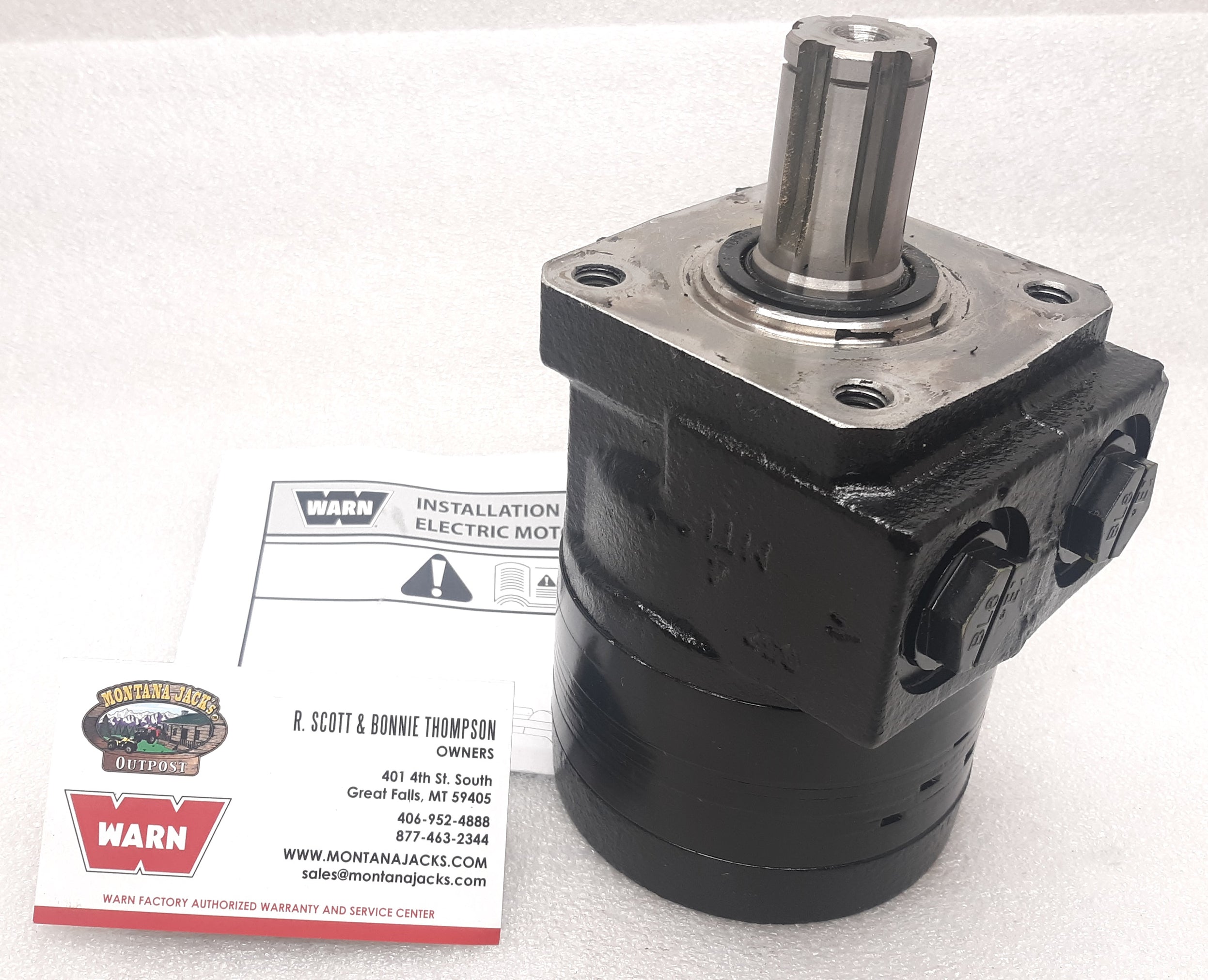 WARN 104574 G2 Series 9 Winch Hydraulic Motor, FREE SHIPPING! — Montana ...