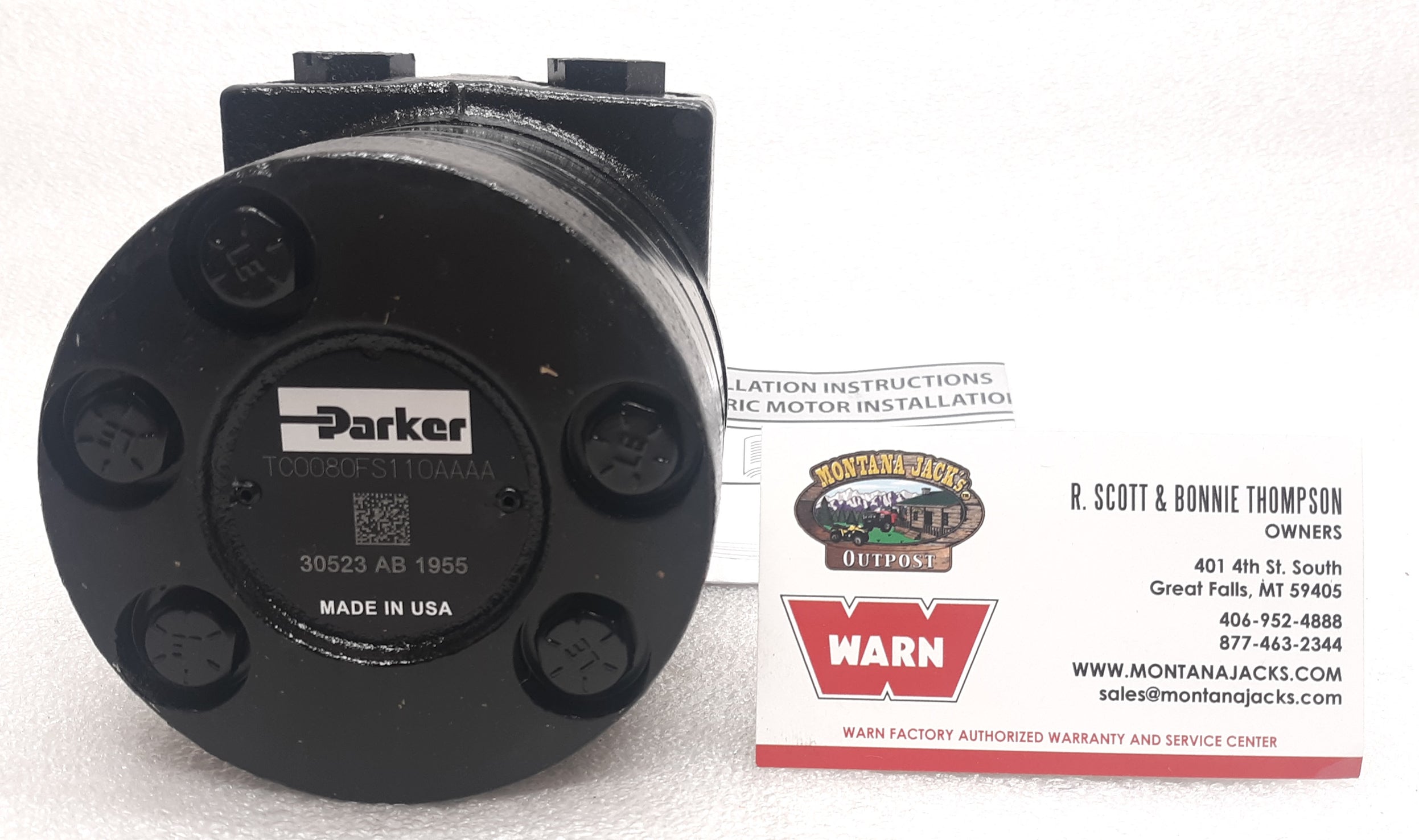 WARN 104576 Winch Hydraulic Motor, 5.0 — Montana Jacks Outpost