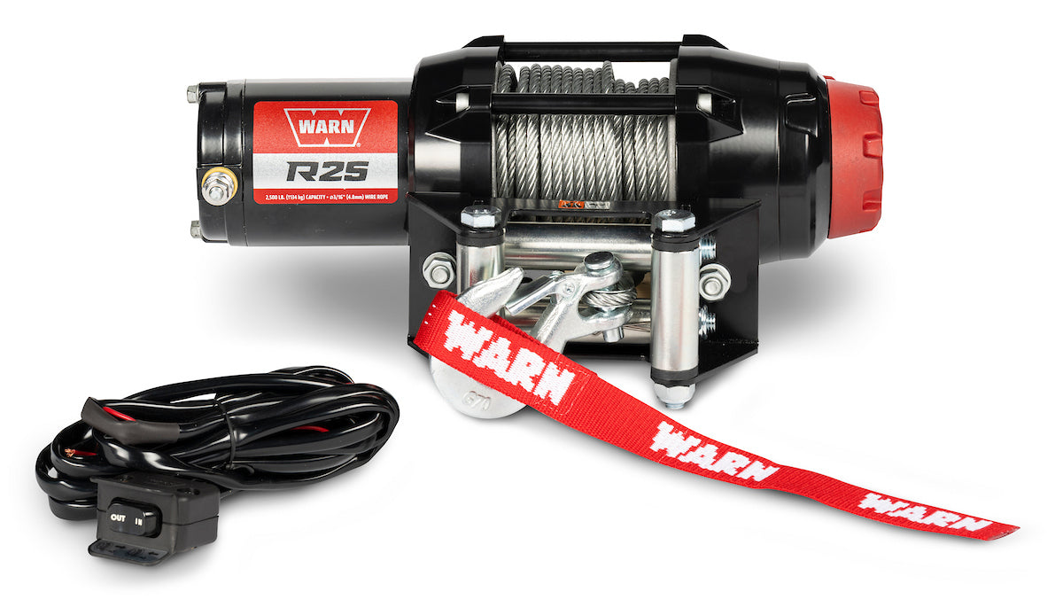 WARN 110025 R-Series 2500 lb Wire Rope Winch — Montana Jacks Outpost