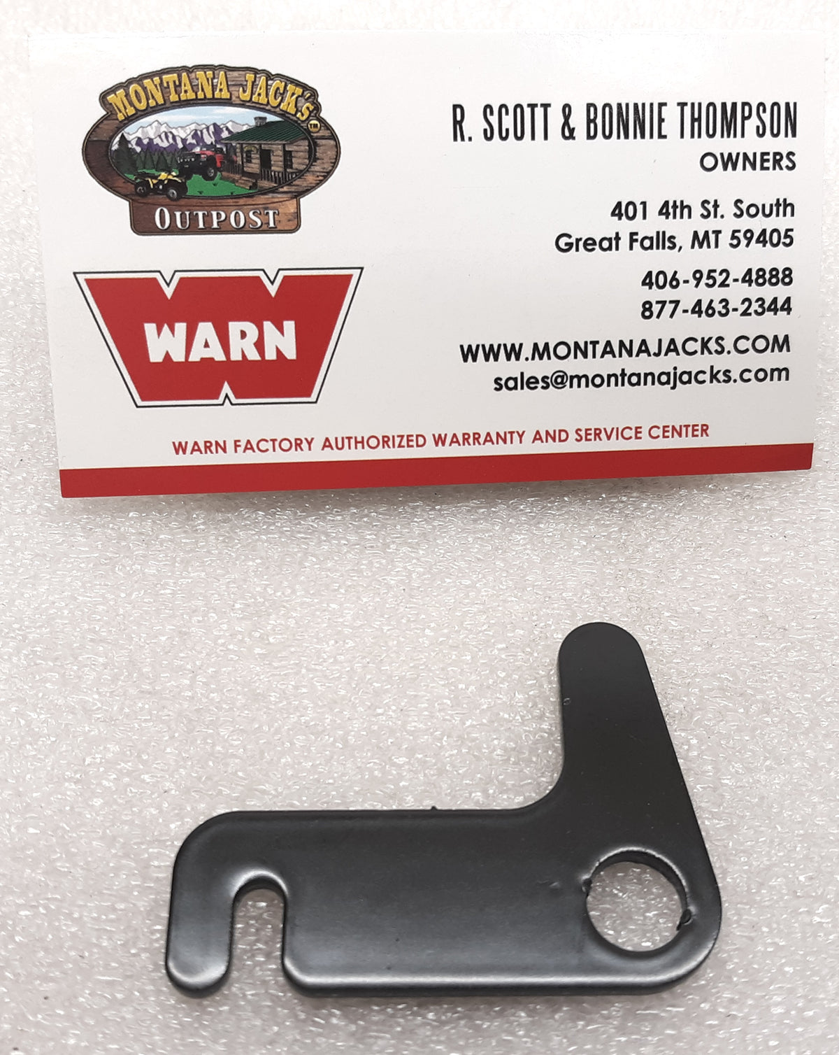 WARN 31132 Winch Tensioner Spring Anchor Bracket — Montana Jacks Outpost