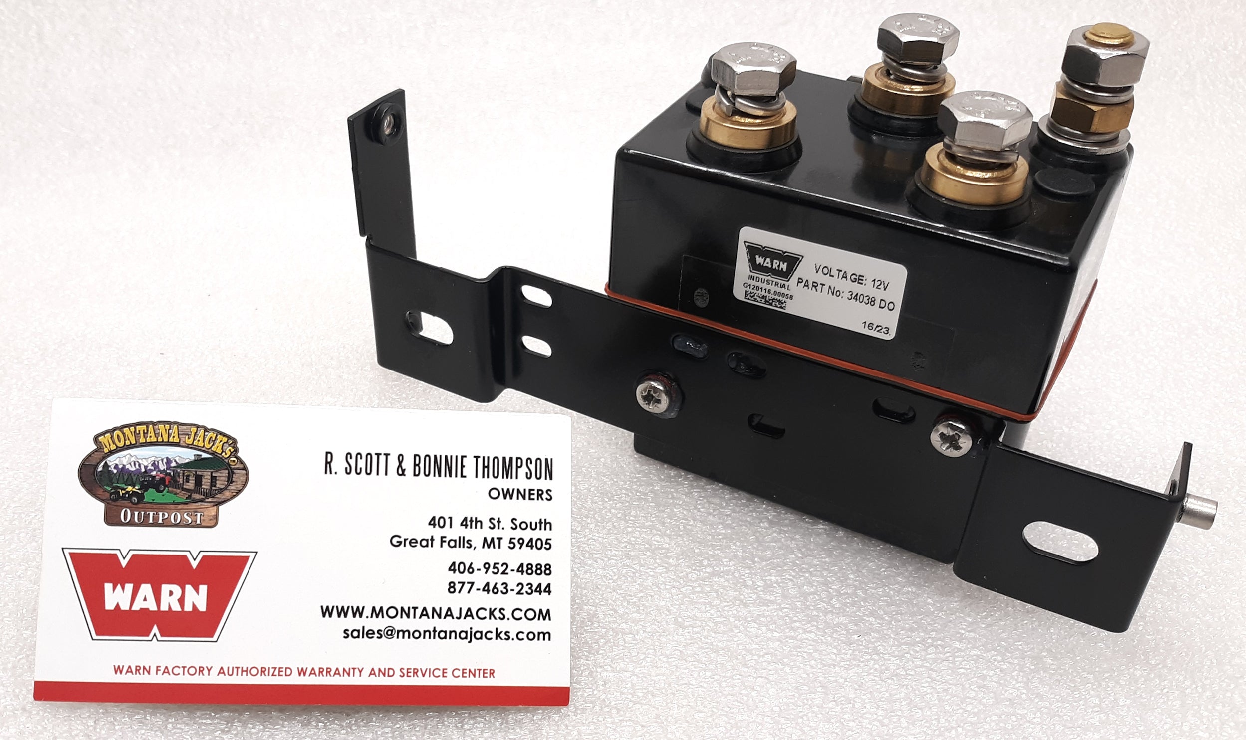WARN 34973 Contactor w/bracket for 12v Hoists, FREE SHIPPING! — Montana ...