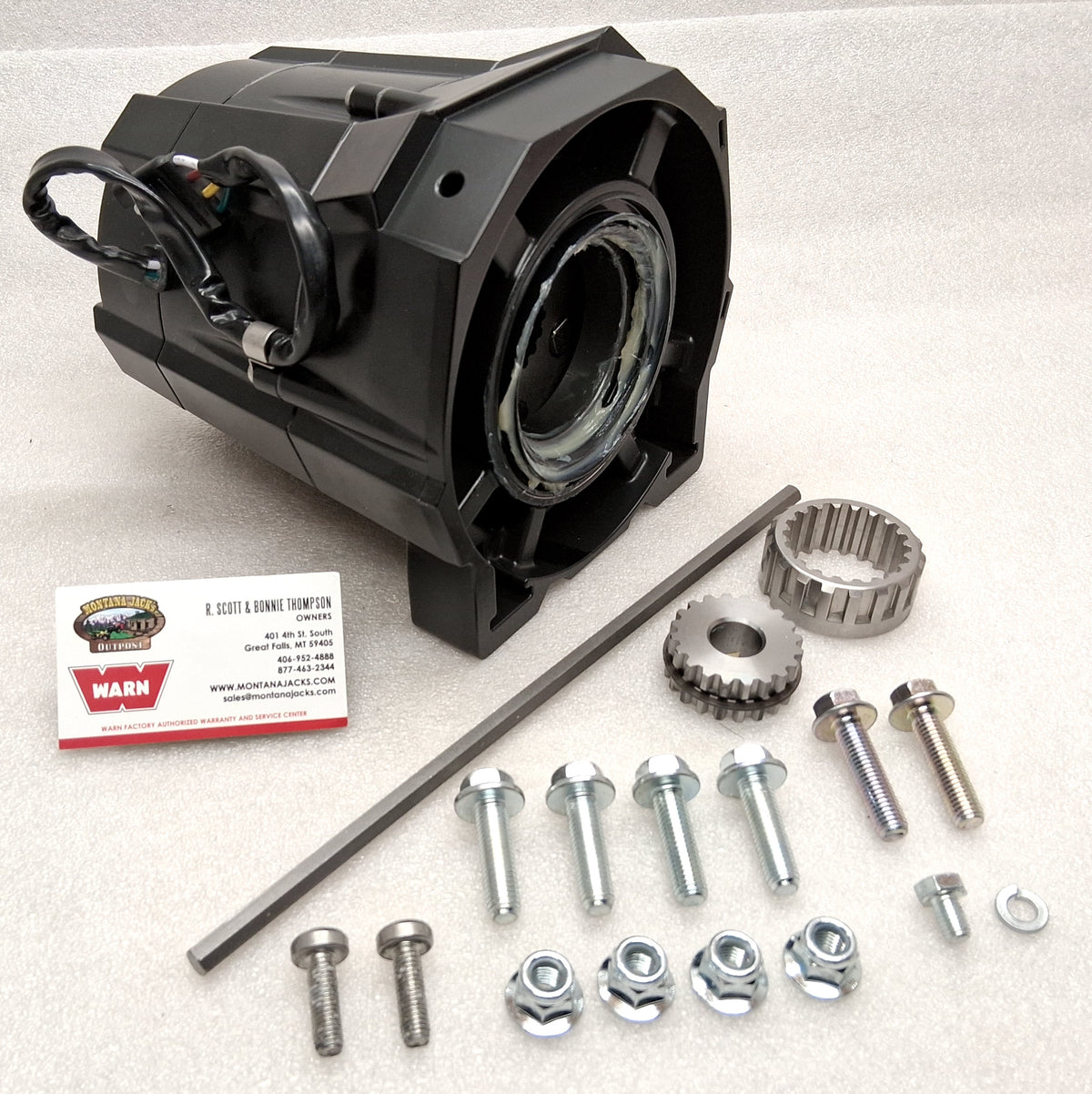 WARN 93338 Winch Transmission Assy for ZEON 12 Platinum — Montana Jacks Outpost