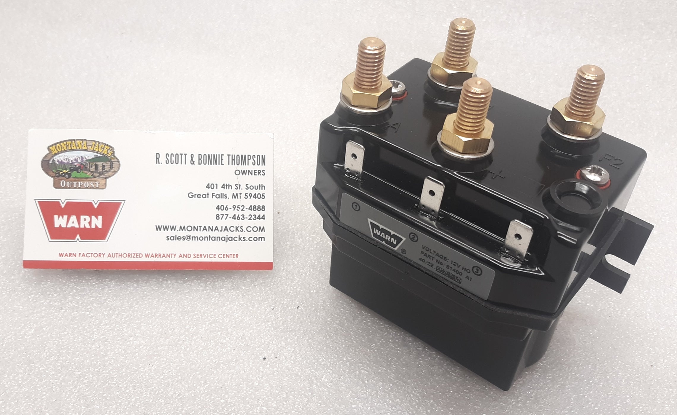 WARN 81400 Contactor for ZEON Series Winches, FREE SHIPPING! — Montana ...