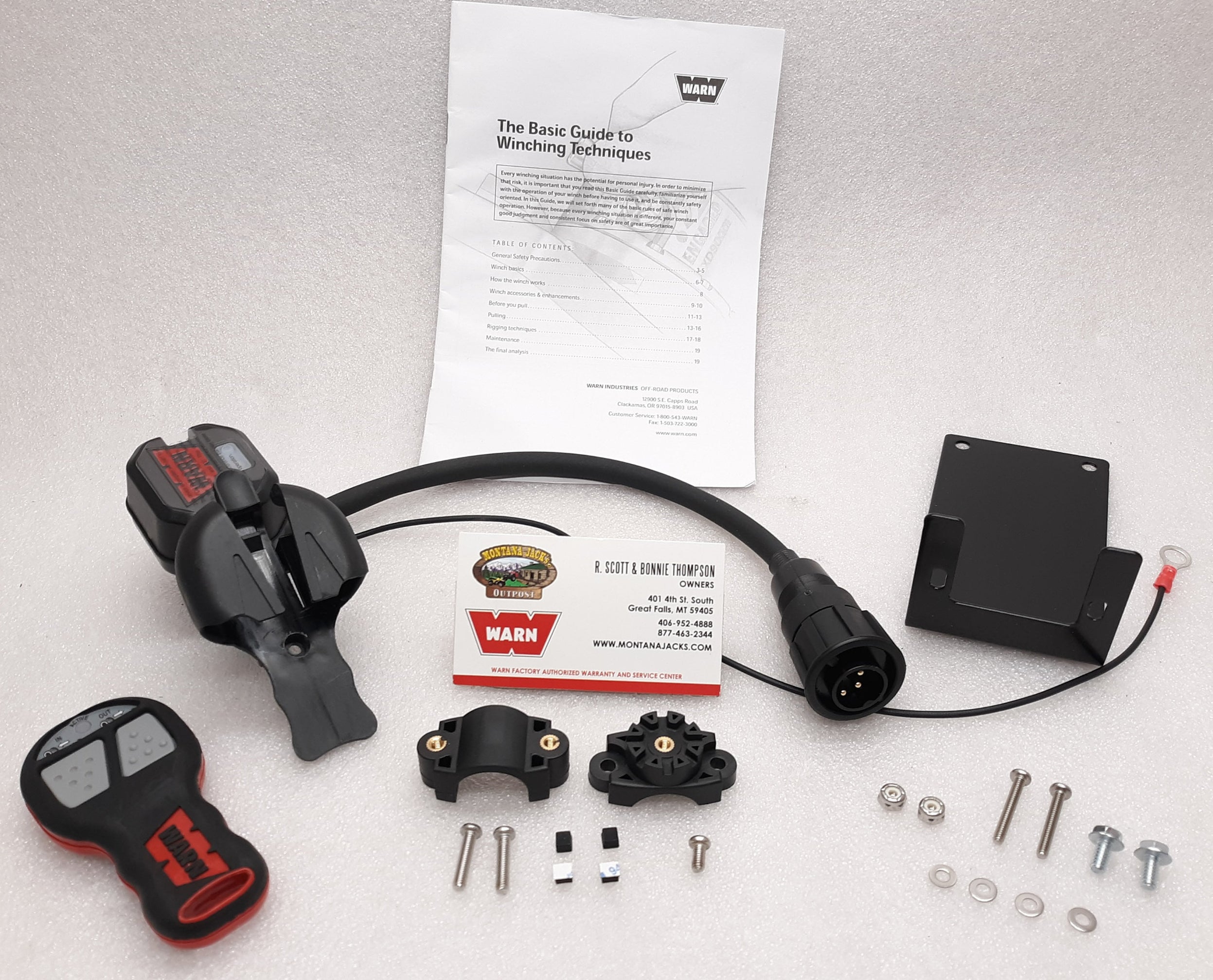 WARN 102230 Industrial Winch Wireless Remote Kit 12v/24v — Montana ...