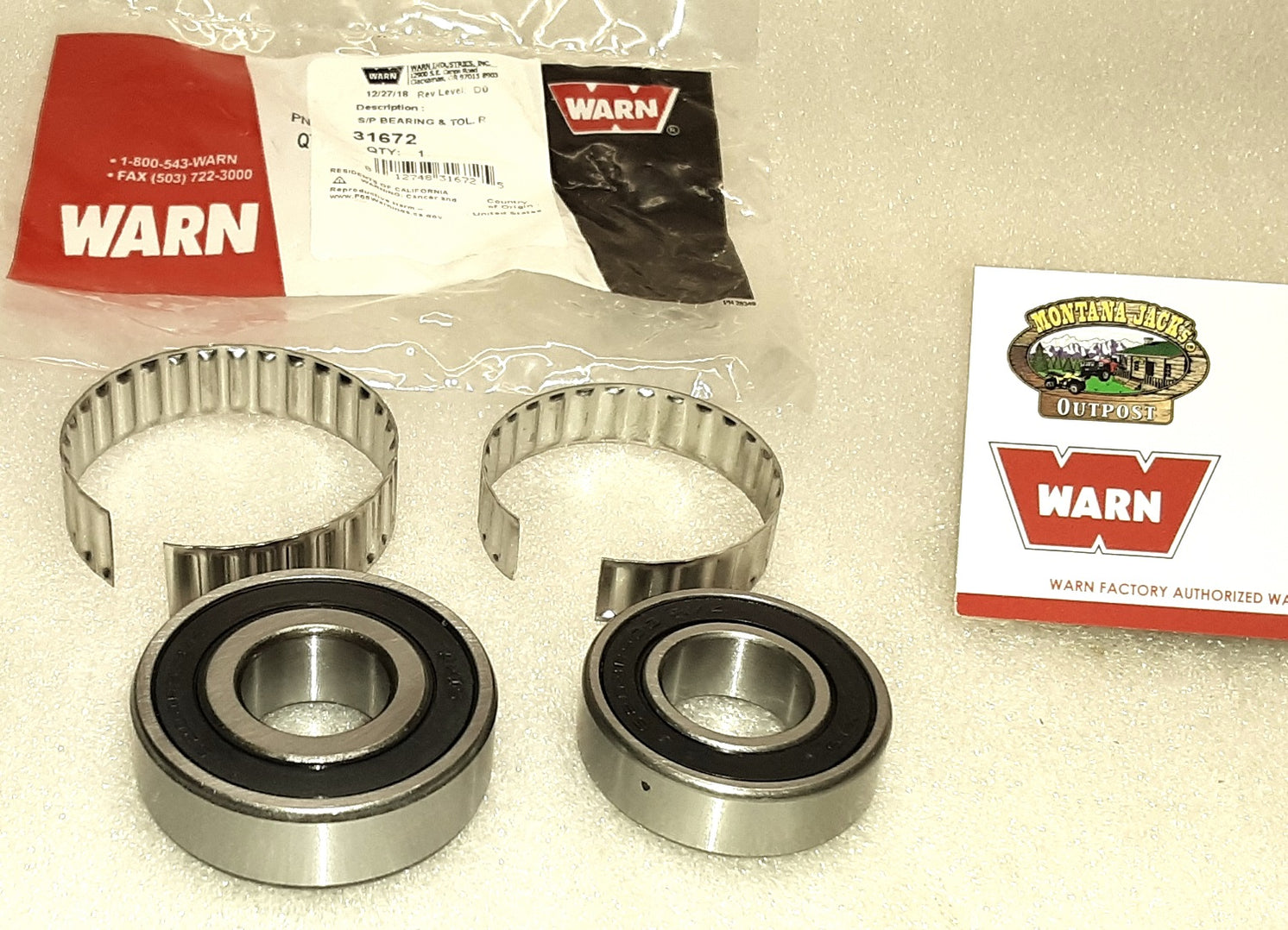 WARN 31672 Winch Bearing with Tolerance Ring, FREE SHIPPING! — Montana ...