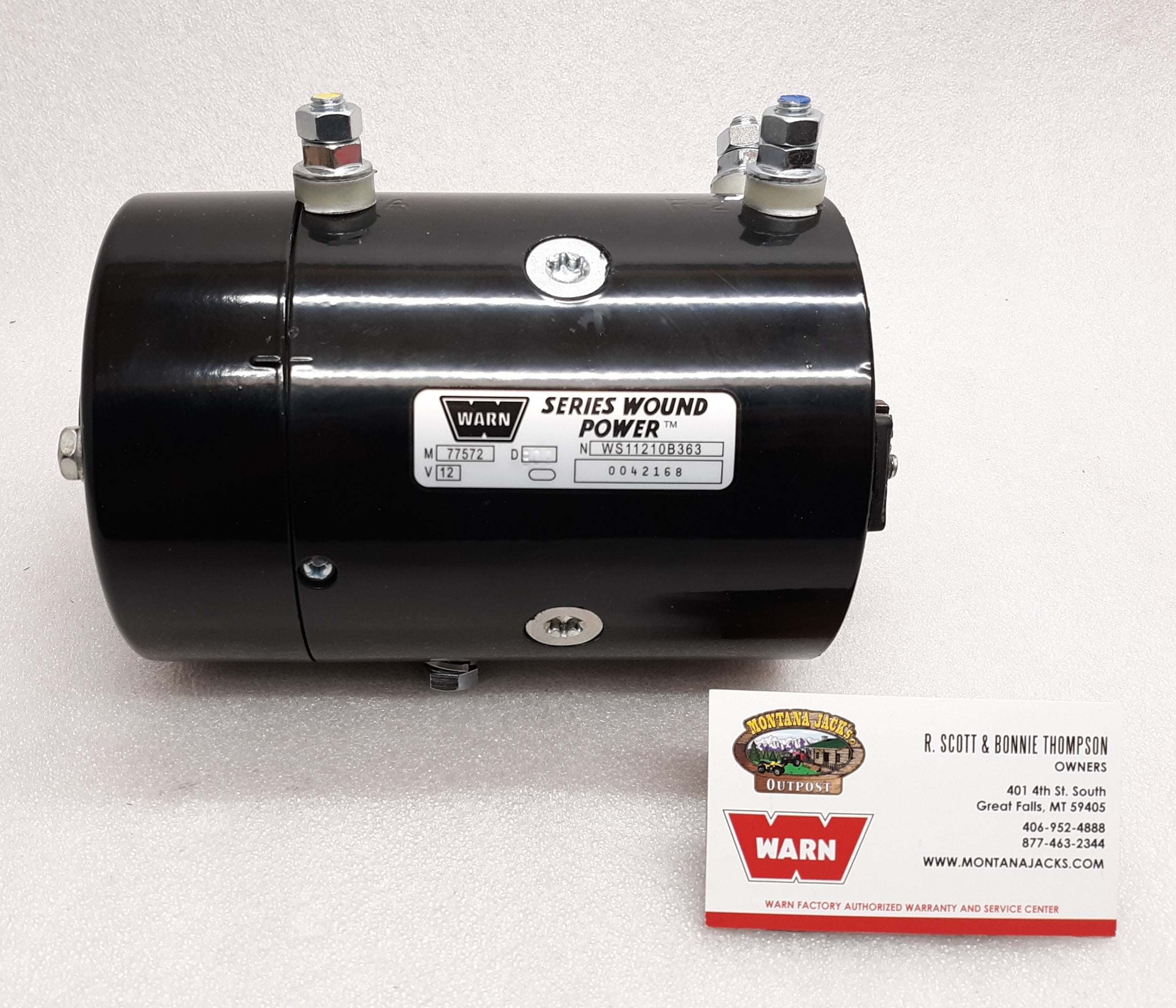 WARN 39436 Geared Shaft Winch Motor for HS9500, FREE SHIPPING ...
