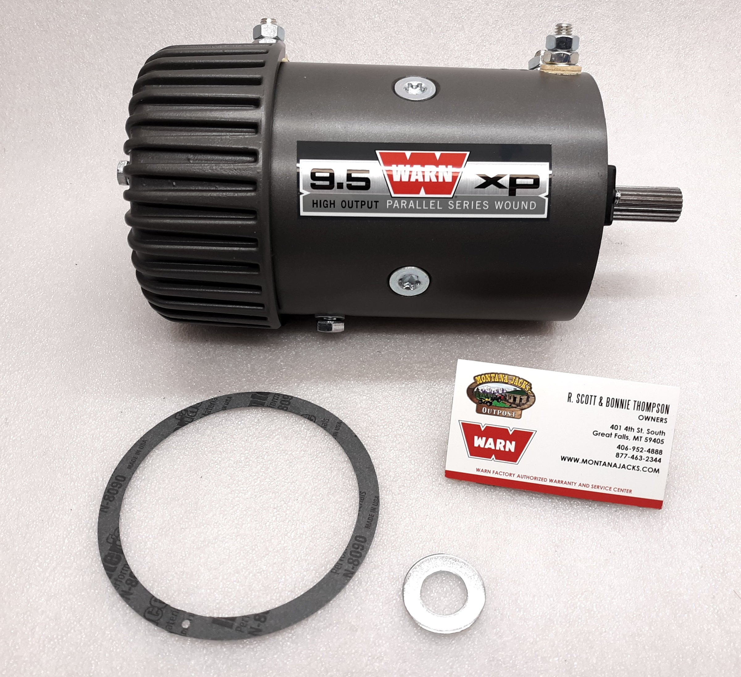 WARN 68608 Winch Motor, 12v, 6hp, for 9.5xp, M8274-70 — Montana Jacks ...