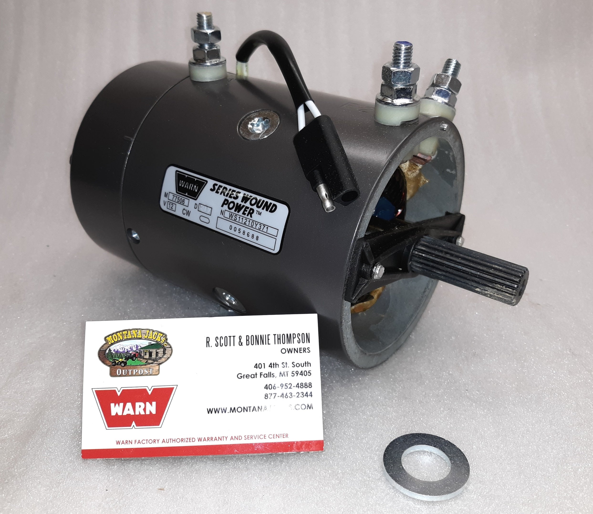 WARN 68773 Winch Motor for 16.5ti, 16.5ti-S, FREE SHIPPING! — Montana ...