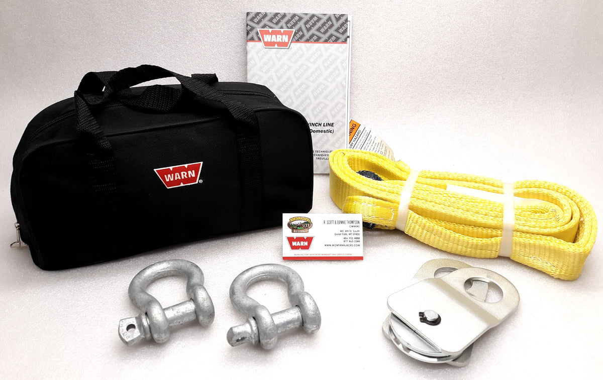 WARN 70792 Utility Winch Rigging Kit, FREE SHIPPING! — Montana Jacks ...