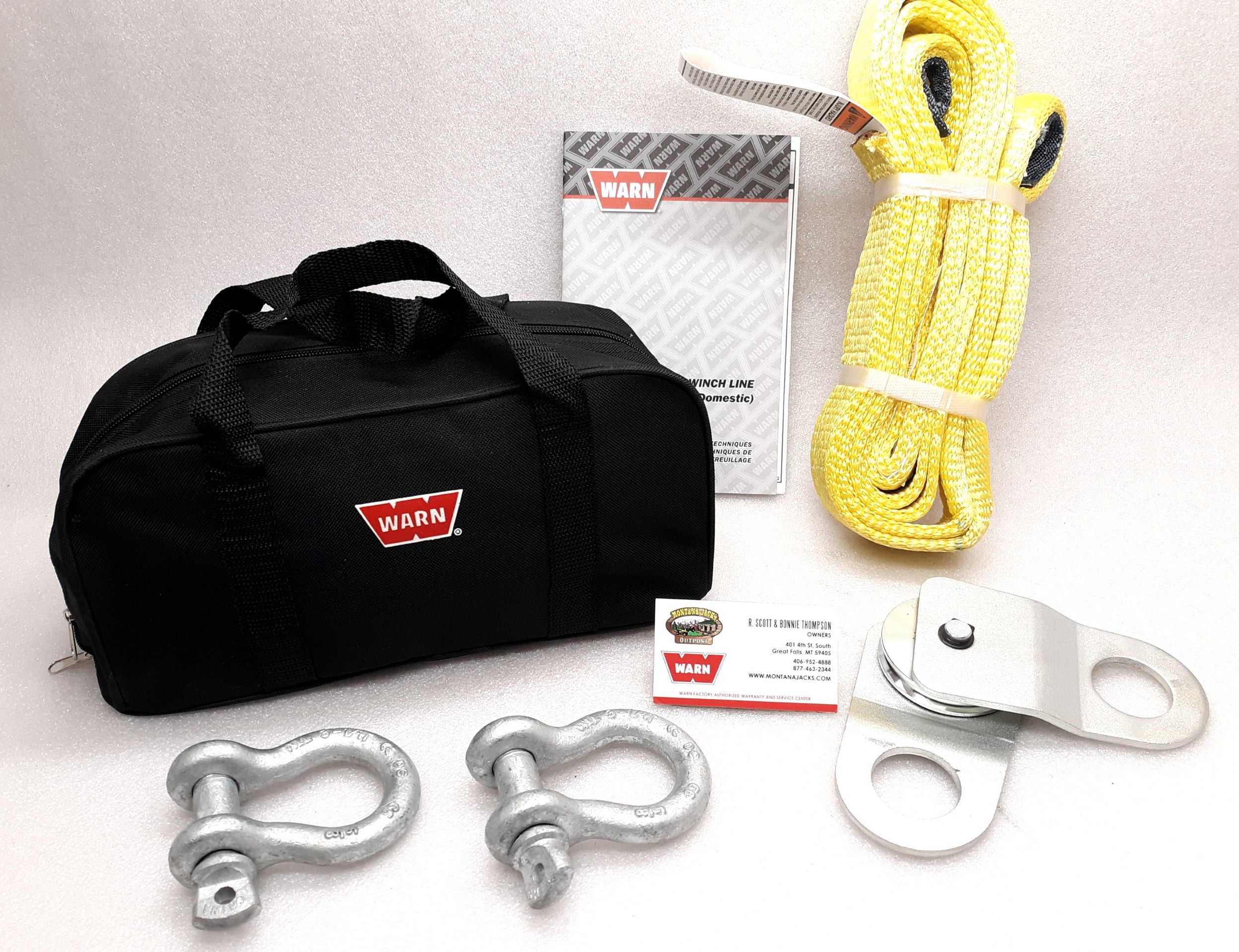 WARN 70792 Utility Winch Rigging Kit, FREE SHIPPING! — Montana Jacks ...