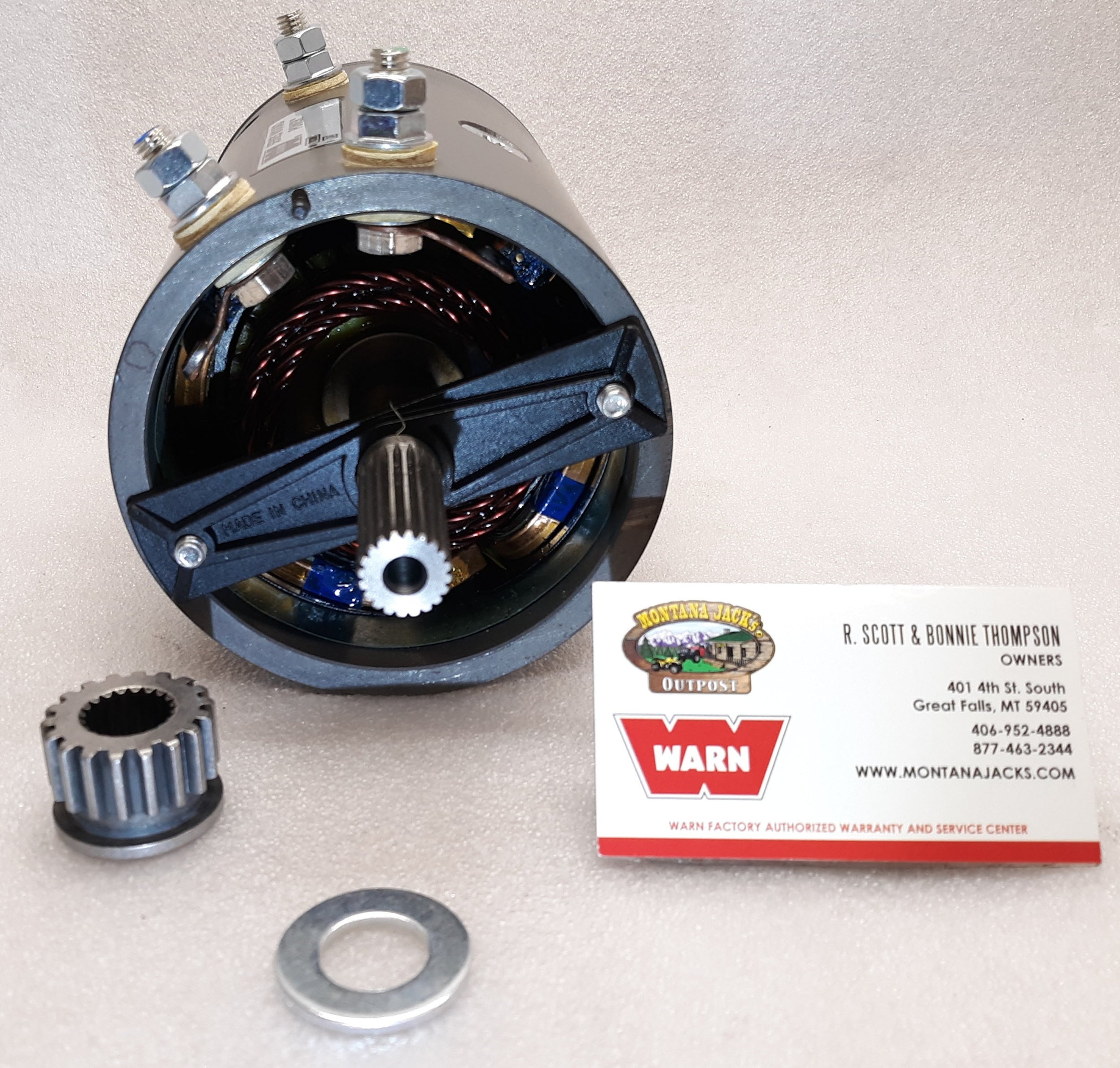 WARN 8803 Winch Motor, 24v for Model 8274 Winch, FREE SHIPPING ...